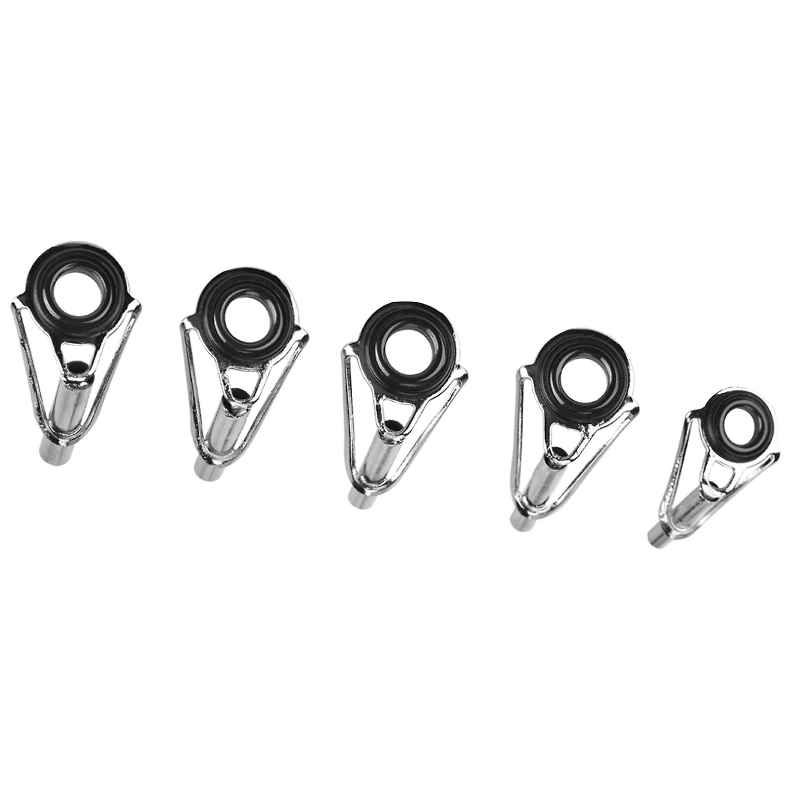 80 stk slitesterk fiskestang Guide Rings Tips Sett i 10 størrelser ...