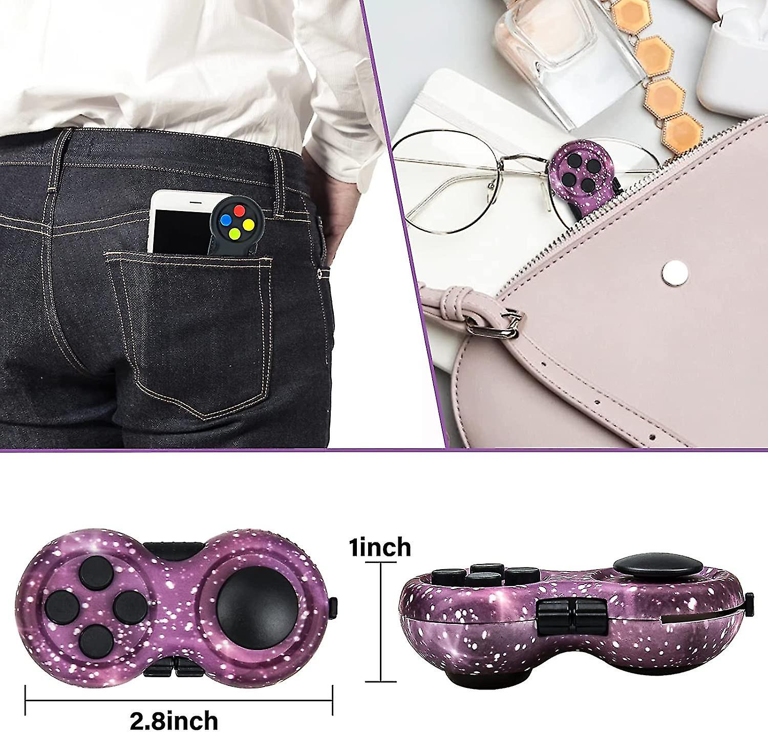 Classic Controller Game Pad Fidget Focus Toy With 8 Fidget Functions ...