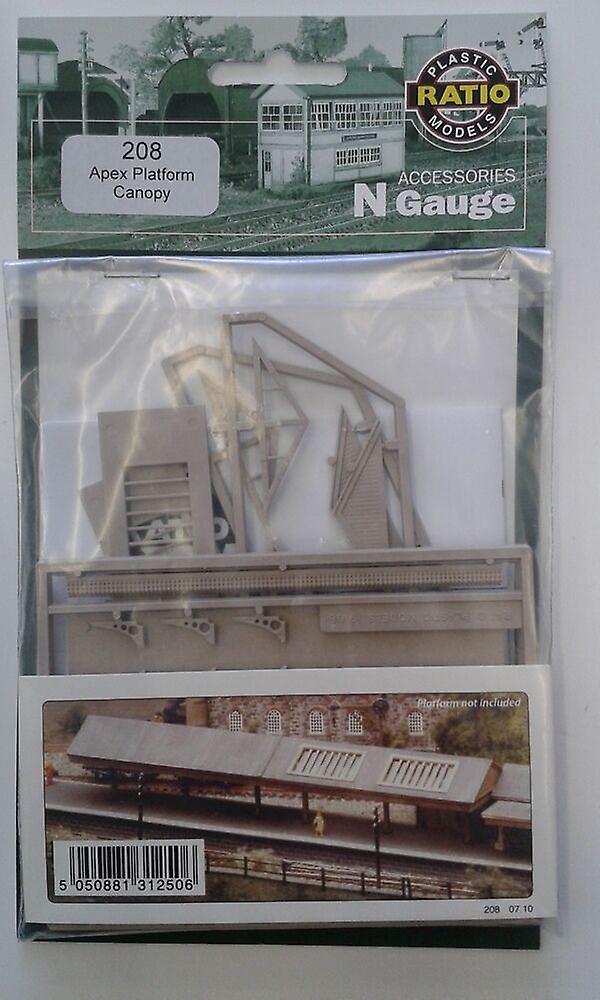 Ratio 208 Apex Platform Canopy N (1/148 - 1/160) Plastic Unpainted Kits ...