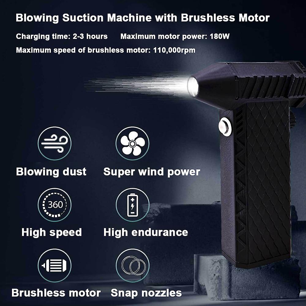 Handheld Brushless Motor Jet Fan 110,000rpm Turbofan 180w High Power ...