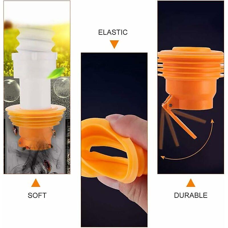 Silicone Anti-Backflow Drain - Anti-Odor Drain Siphon for Washing ...
