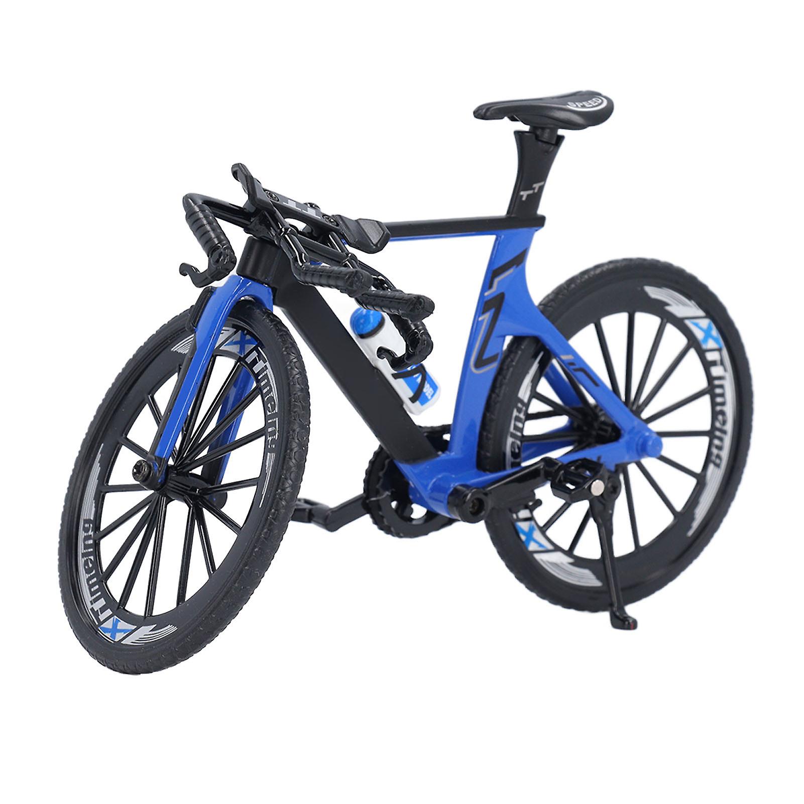 Racing Bike Model Dual Handlebar Sliding Steering Alloy Finger Racing ...