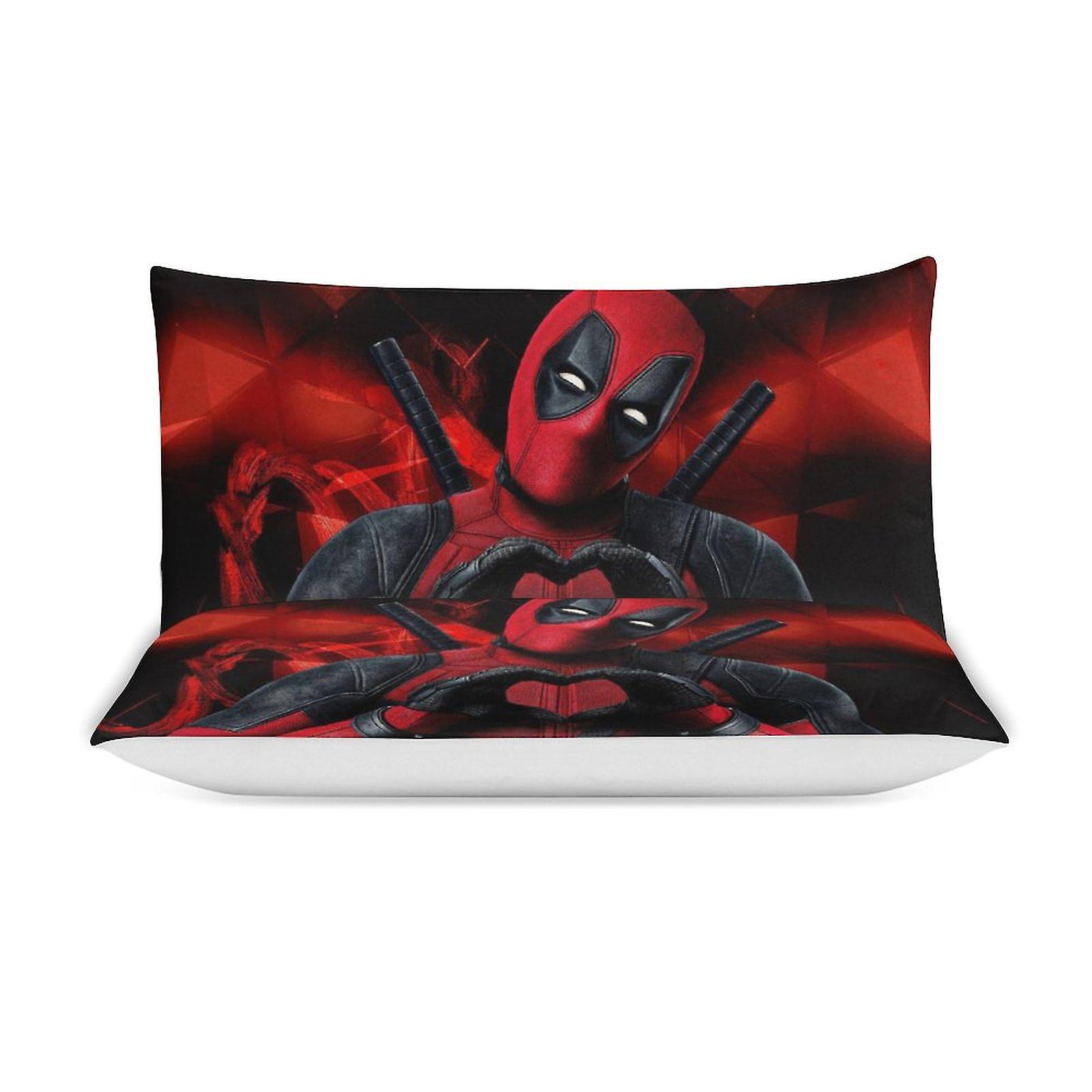 Deadpool Bedding Sets Cute Bed Cover Anime Cartoon 3D Printed ...