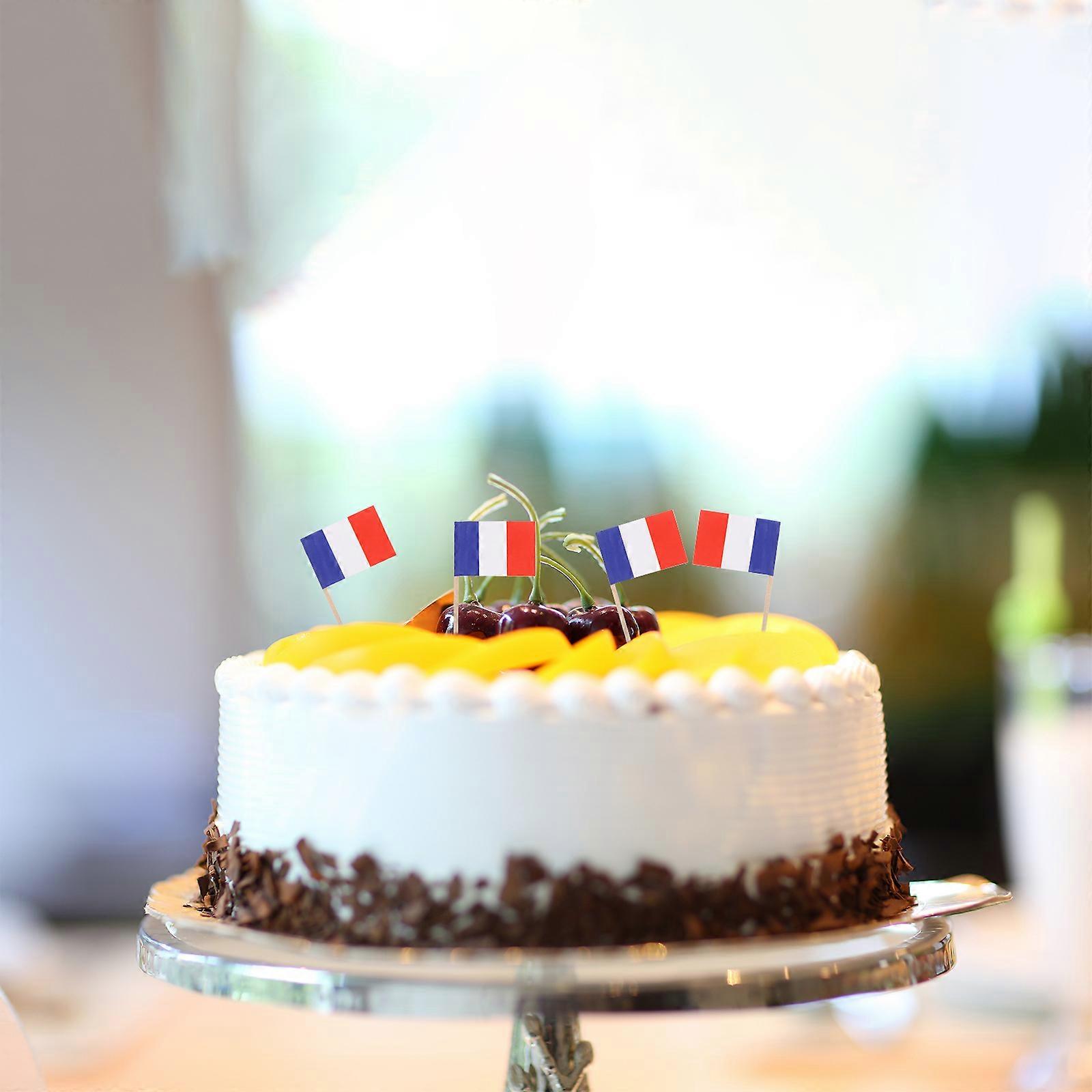 100Pcs Flag Toothpicks Flags Cupcake Toppers Cake Topper Decorations ...