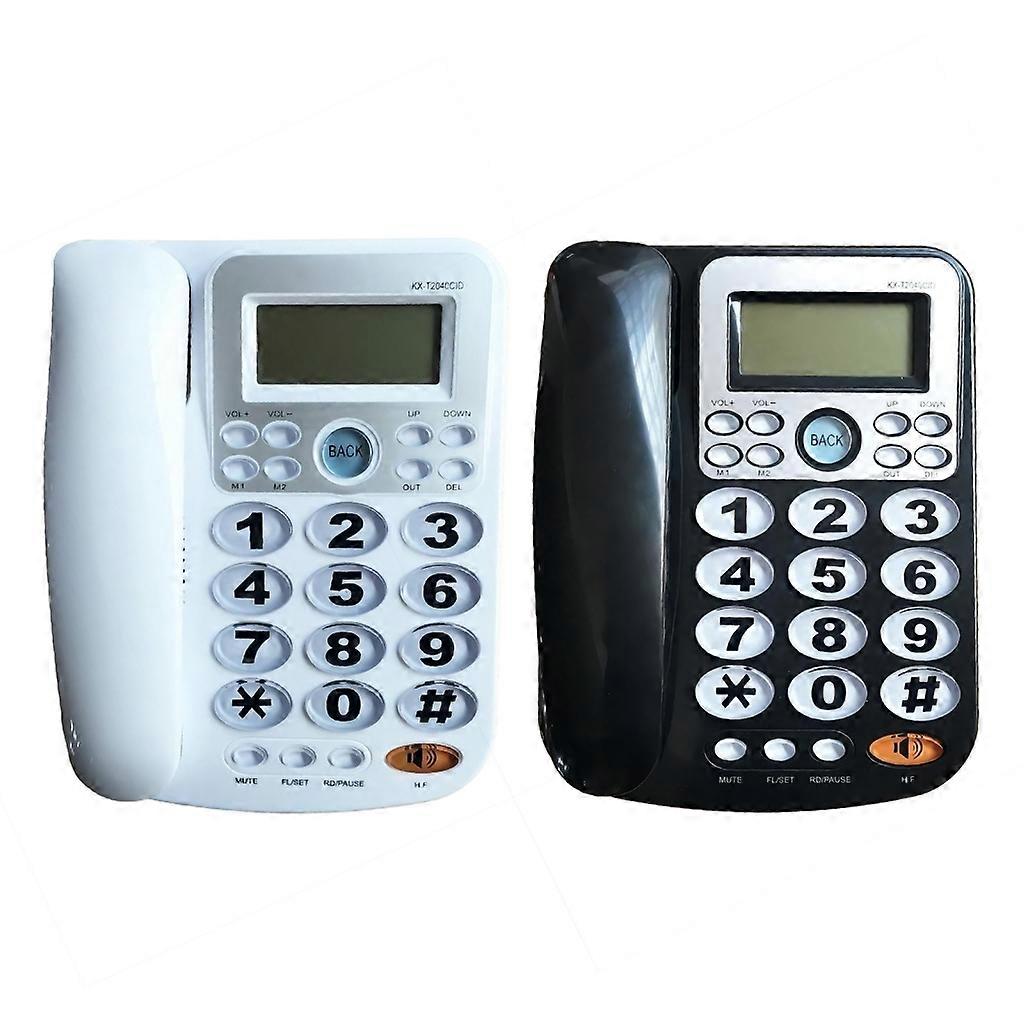 KX ~ 2040CID Telefon Big Buton Home Phone Fastnet Caller Display Ingen batteri | Fruugo DK