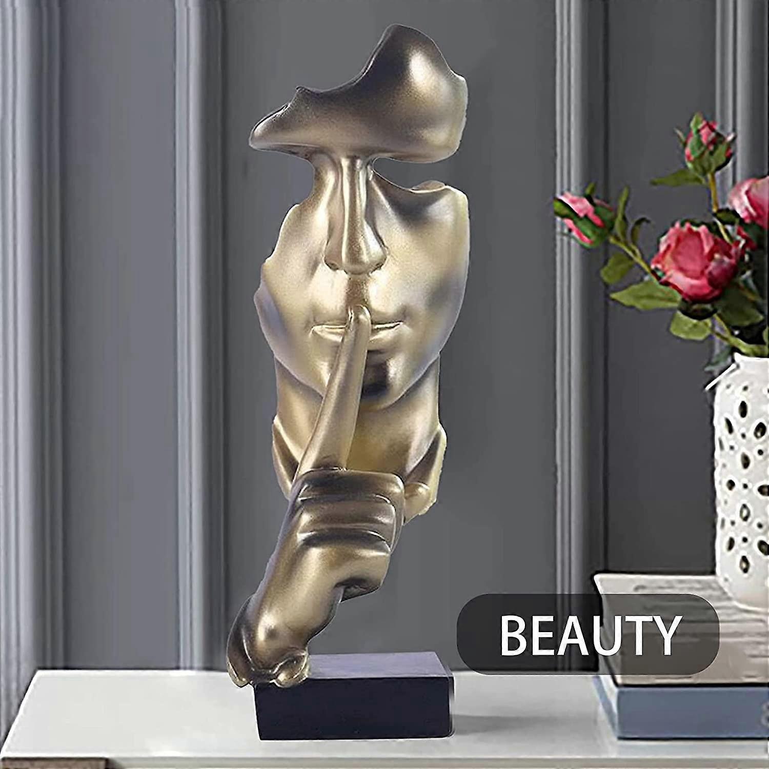 Silence Of The Thinker, Creative Thinker Statue Abstract Silence Is ...