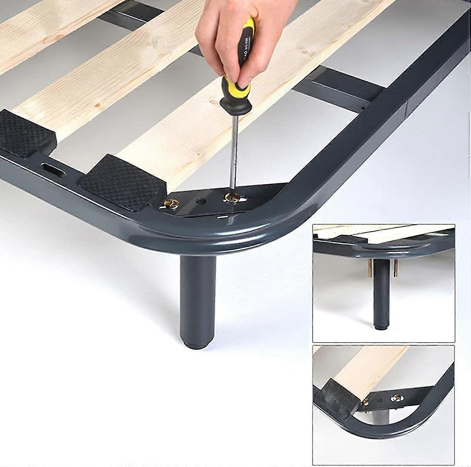 Adjustable Metal Furniture Support Legs - 4pcs, Retractable Heavy Duty ...