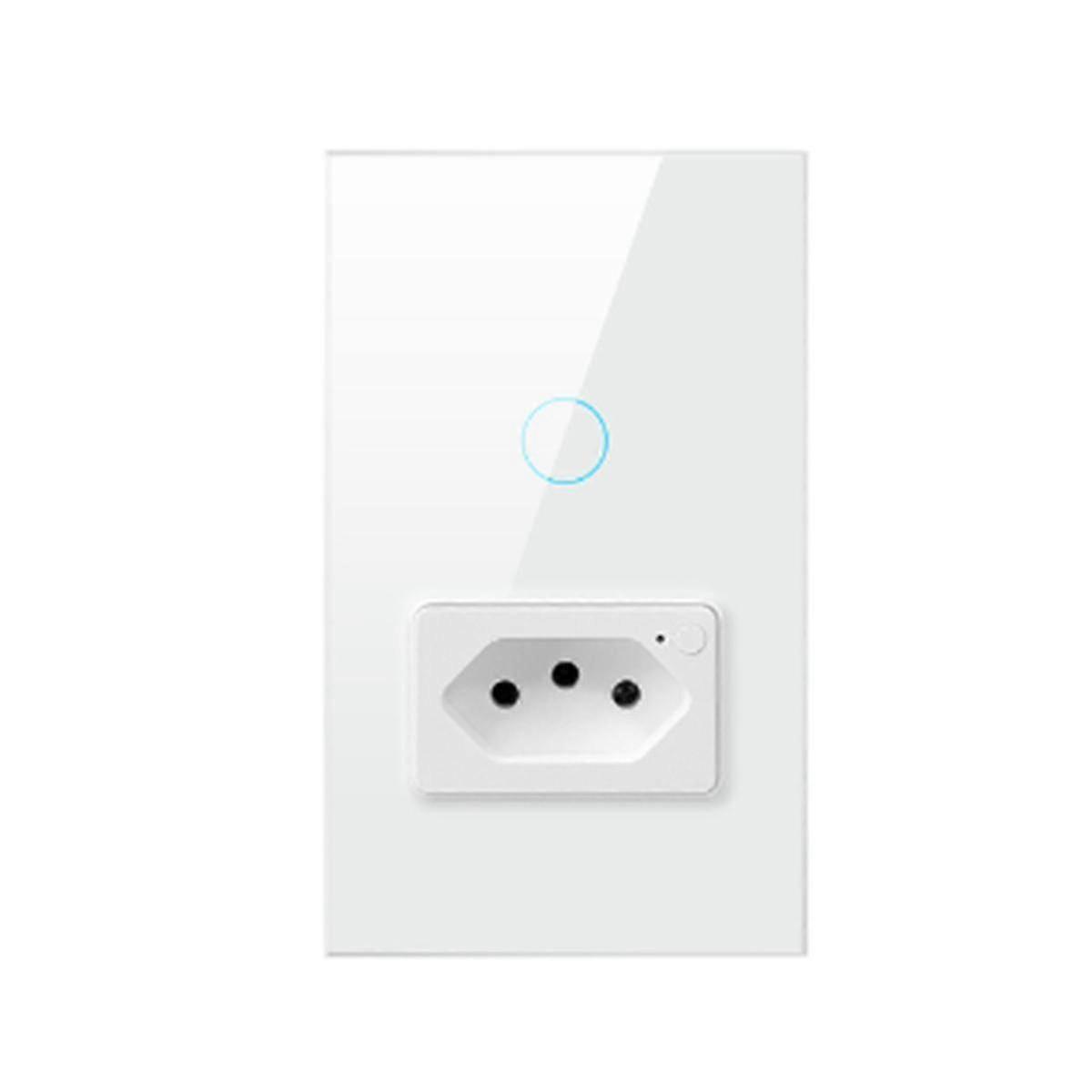 Tuya Brazil Wifi Smart Switch With Socket, Touch-sensor Interruptor ...