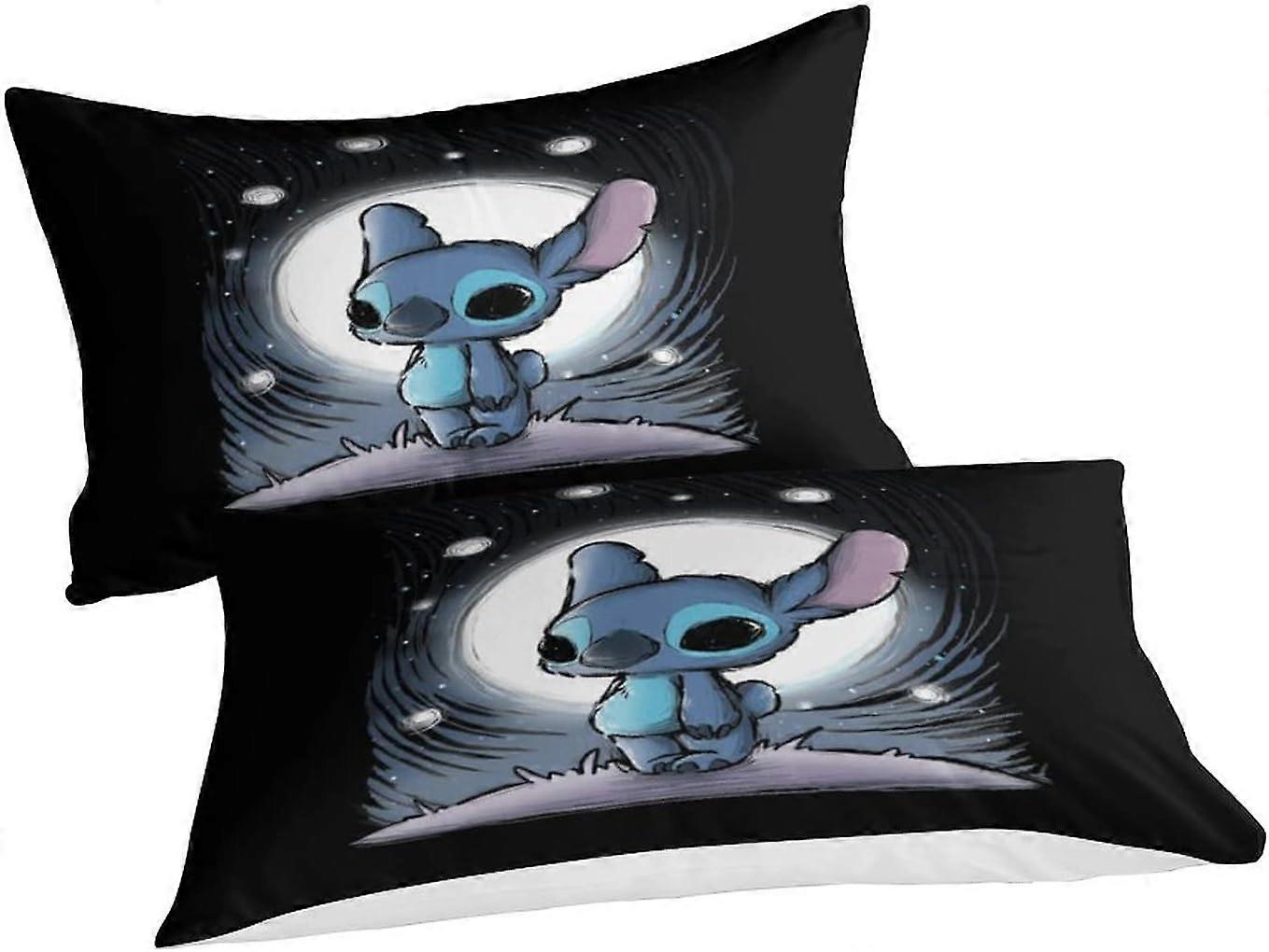 Stitch Duvet Cover Bedding Set, Microfiber Lilo & Stitch Animated ...