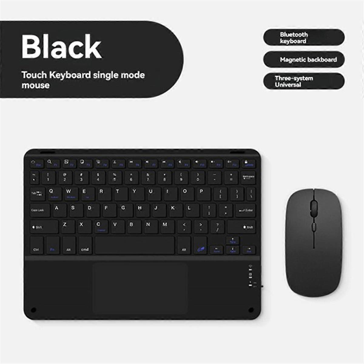 Touchpad Bluetooth Keyboard with Mouse for PC Tablet Gaming Wireless ...