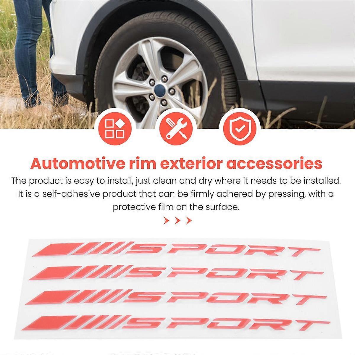 Sport Decal Sticker Wheels Rims Racing Car Sticker Self Adhesive Car ...