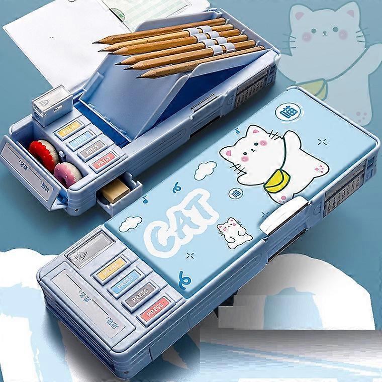 Pop Up Multifunction Pencil Case Cute Cartoon Pen Box Organizer ...