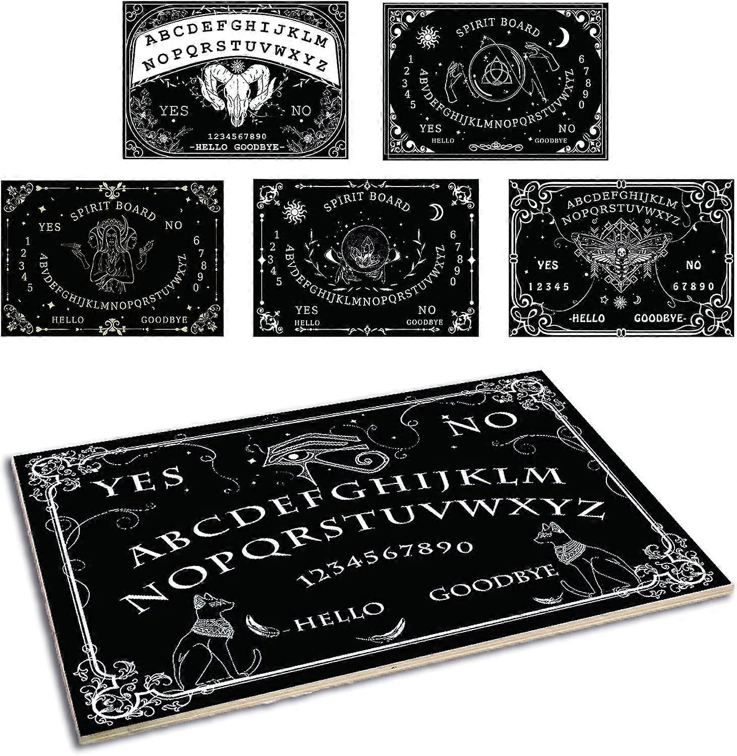 Wood Spirit Board Pendulum Board Wooden Talking Boards with Planchette ...