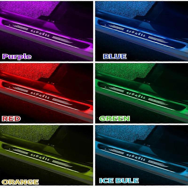 Customized Car Door illuminated Sill light Logo Projector Lamp USB ...
