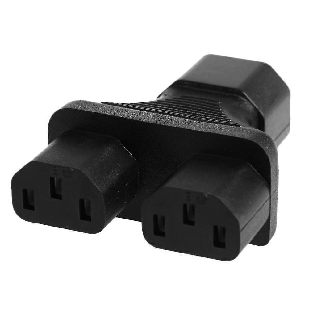 IEC 320 C14 Male To 2x C13 Female Y Splitter Cord Cable IEC Power ...