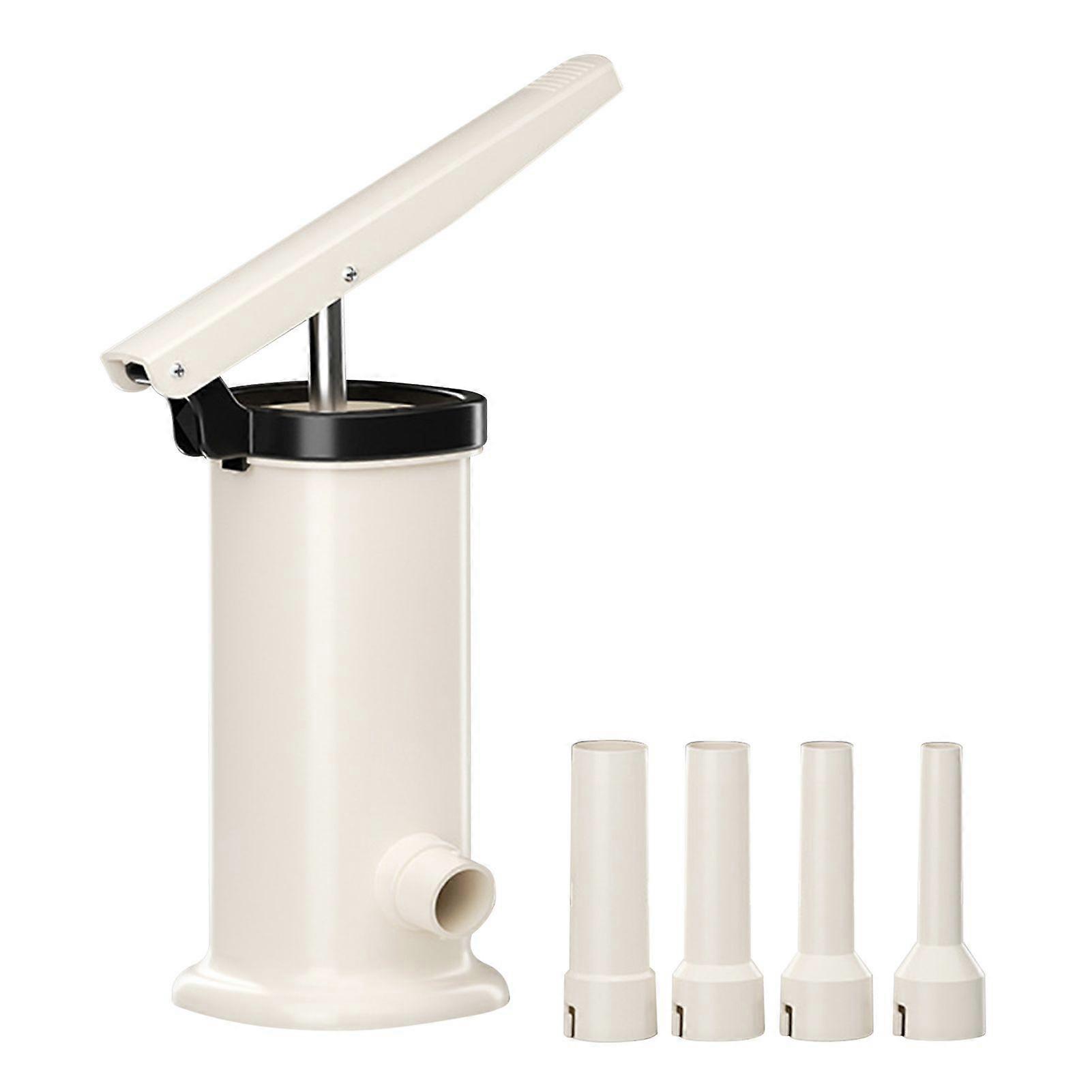 Manual Sausage Stuffer Machine with 4 Stuffing Tubes Quick Sausage Hot ...