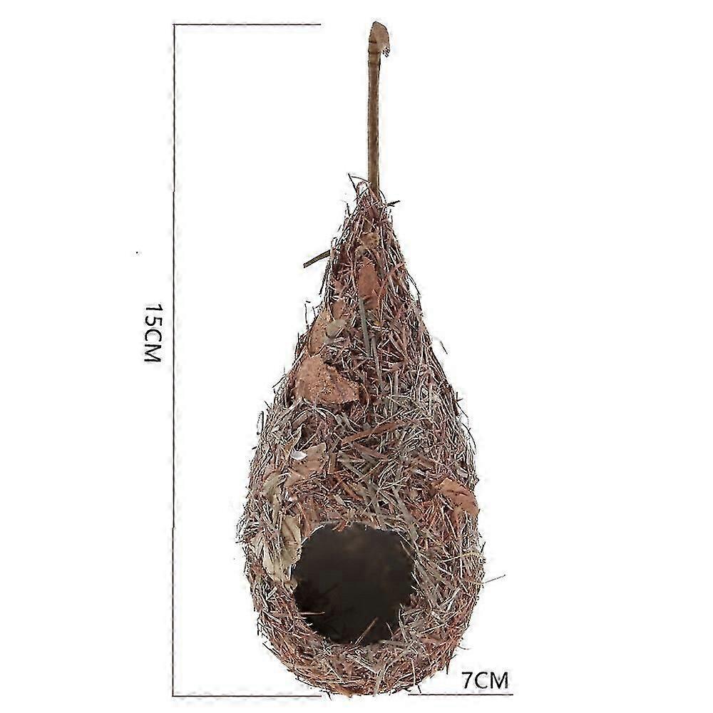 Handmade Straw Bird Nest House Hatch Breeding Grass Cave | Fruugo UK