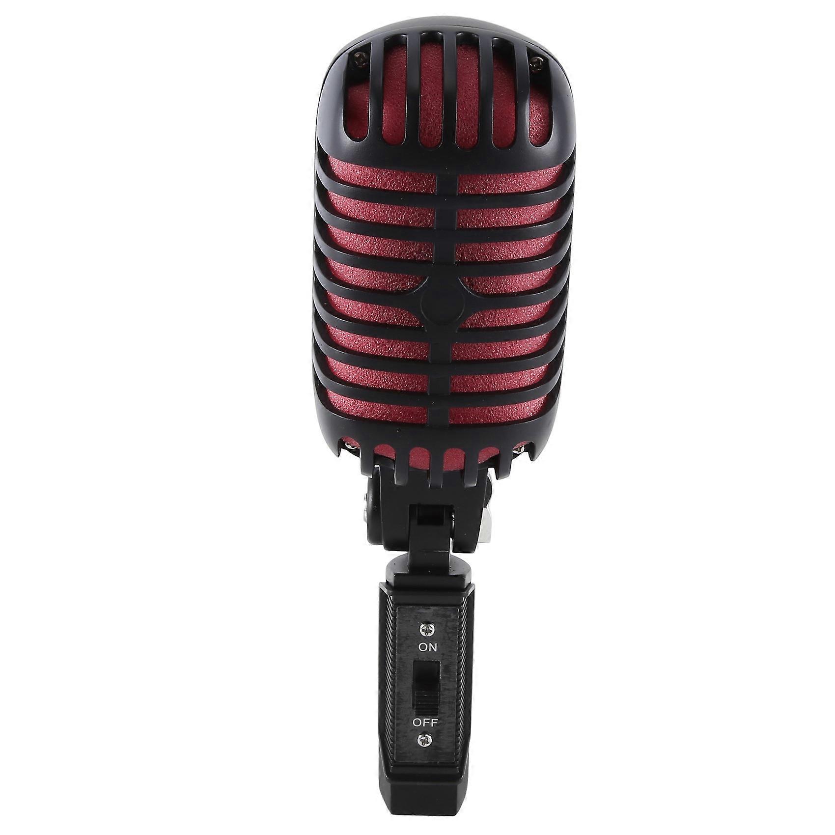 Professional Classic Retro Dynamic Vocal Microphone,Metal Swing Mic ...