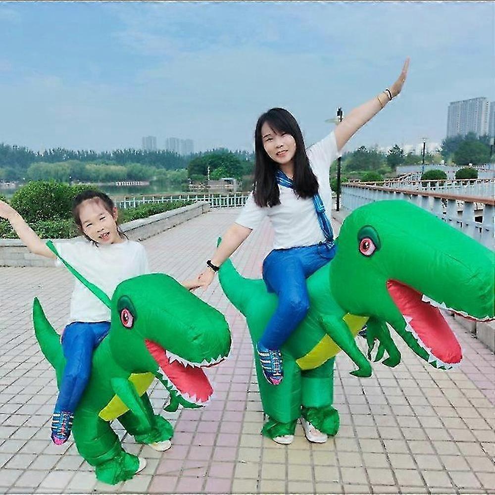 Inflatable Dinosaur Costume for Kids and Adults - Ride-On Cosplay Suit ...