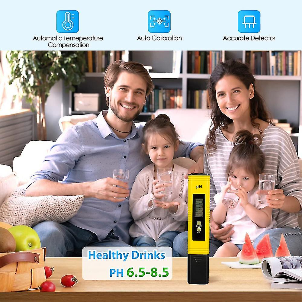 Digital Ph Tester For Water, Push Button Ph Tester For Hydroponics ...