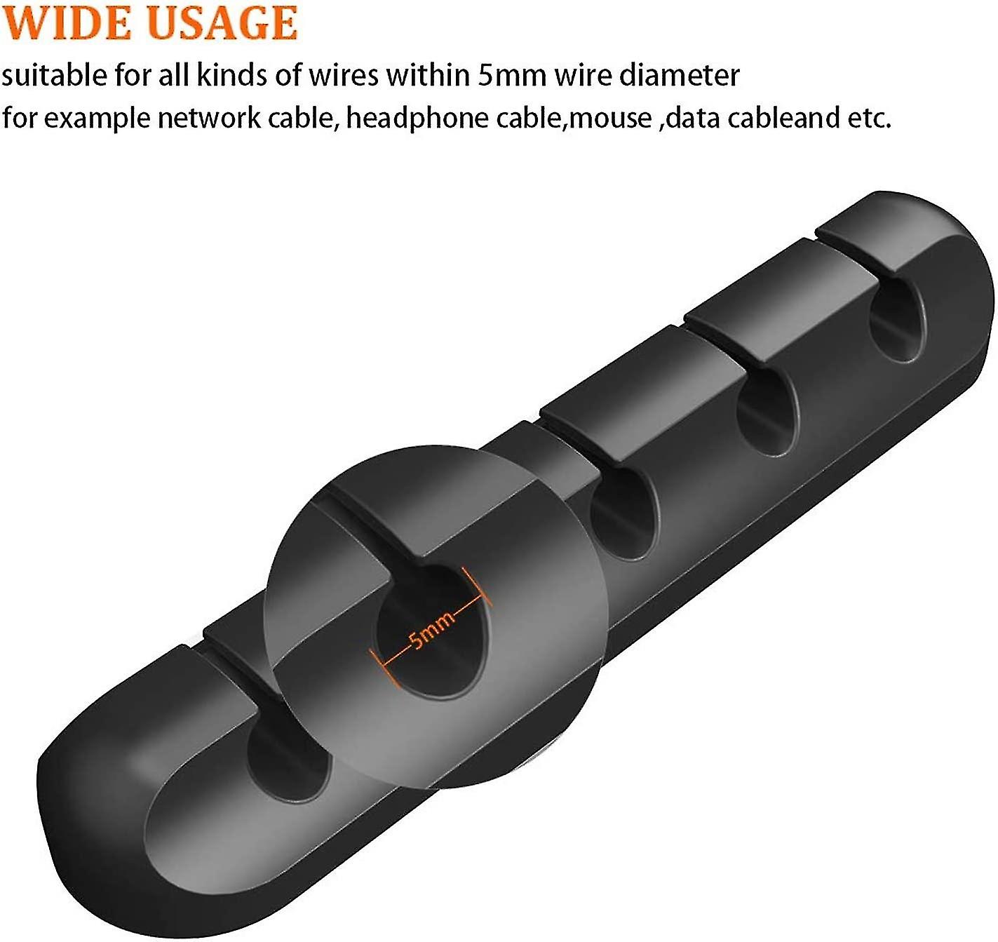 Cable Clips Cable Management Organizer, Adhesive Hooks, Cable Holder ...