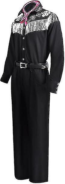 Jumpsuit Ken Cowboy Outfit Scarf Hat Men Halloween Costume | Fruugo UK