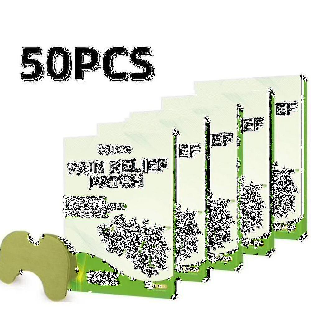 50pcs Knee Patch Wormwood Knee Sticker Plaster Extract Analgesic ...
