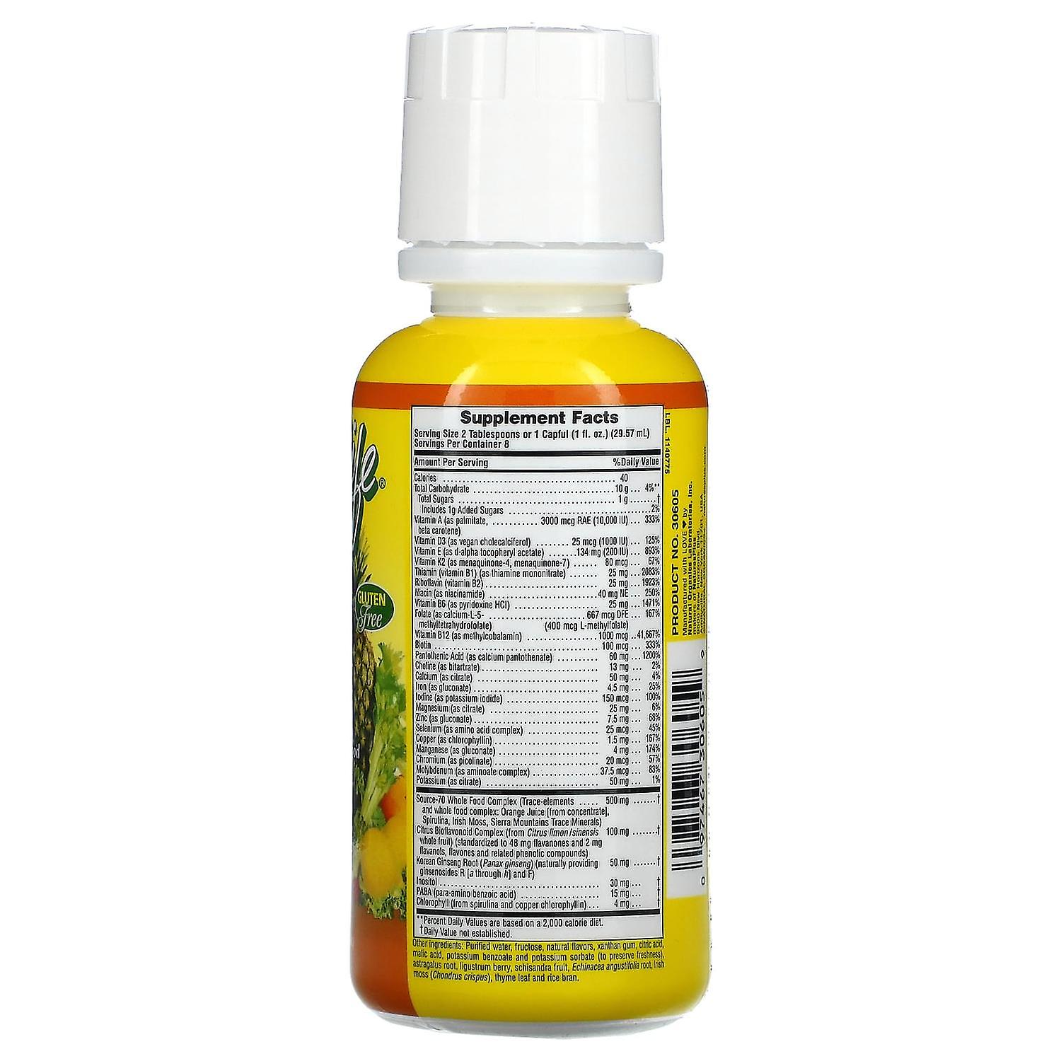 NaturesPlus, Source Of Life, Multi-Vitamin & Mineral Supplement Liquid ...