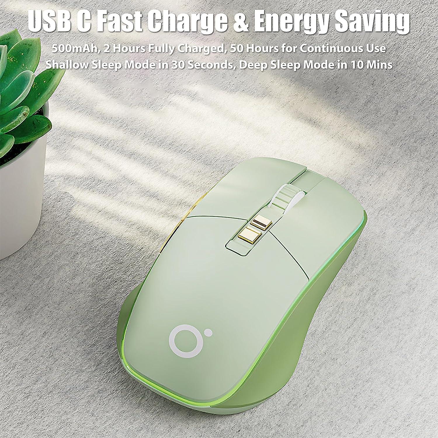 Wireless Gaming Mouse Tri-Mode 2.4Ghz/Bluetooth 5.0/Wired USB-C with ...