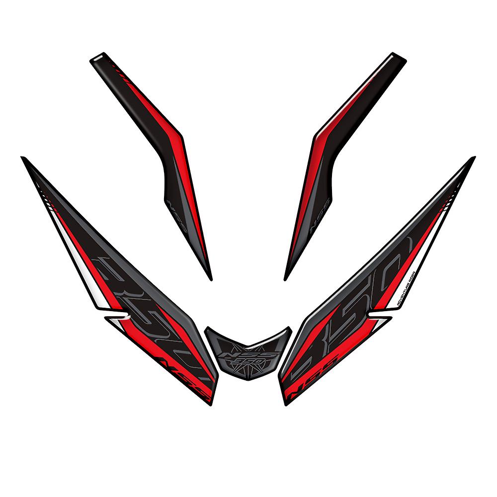 3d Resin Motorcycle Front Fairing Sticker For Honda Forza Nss 350 From ...
