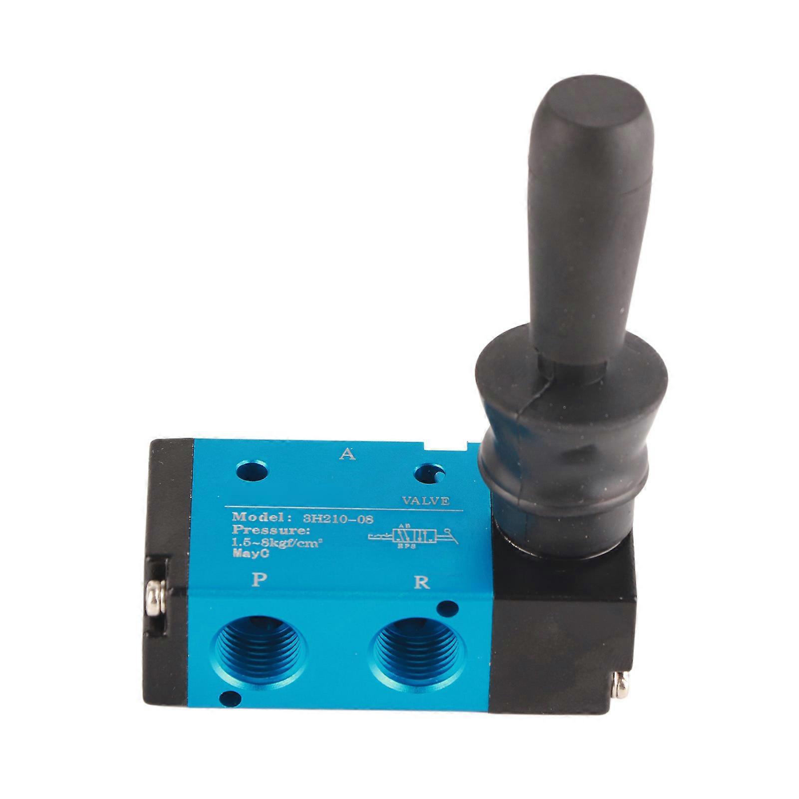 3H210?08 2 Position 3 Way 1/4" Hand Lever Operated Pneumatic Valve Air ...