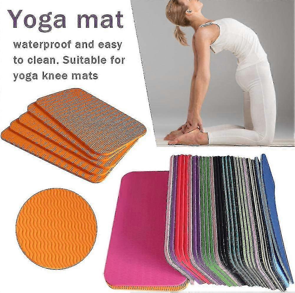 Exercise Mat Yoga Knee And Elbow Pad 6mm Thick Mini Mat Cushion ...