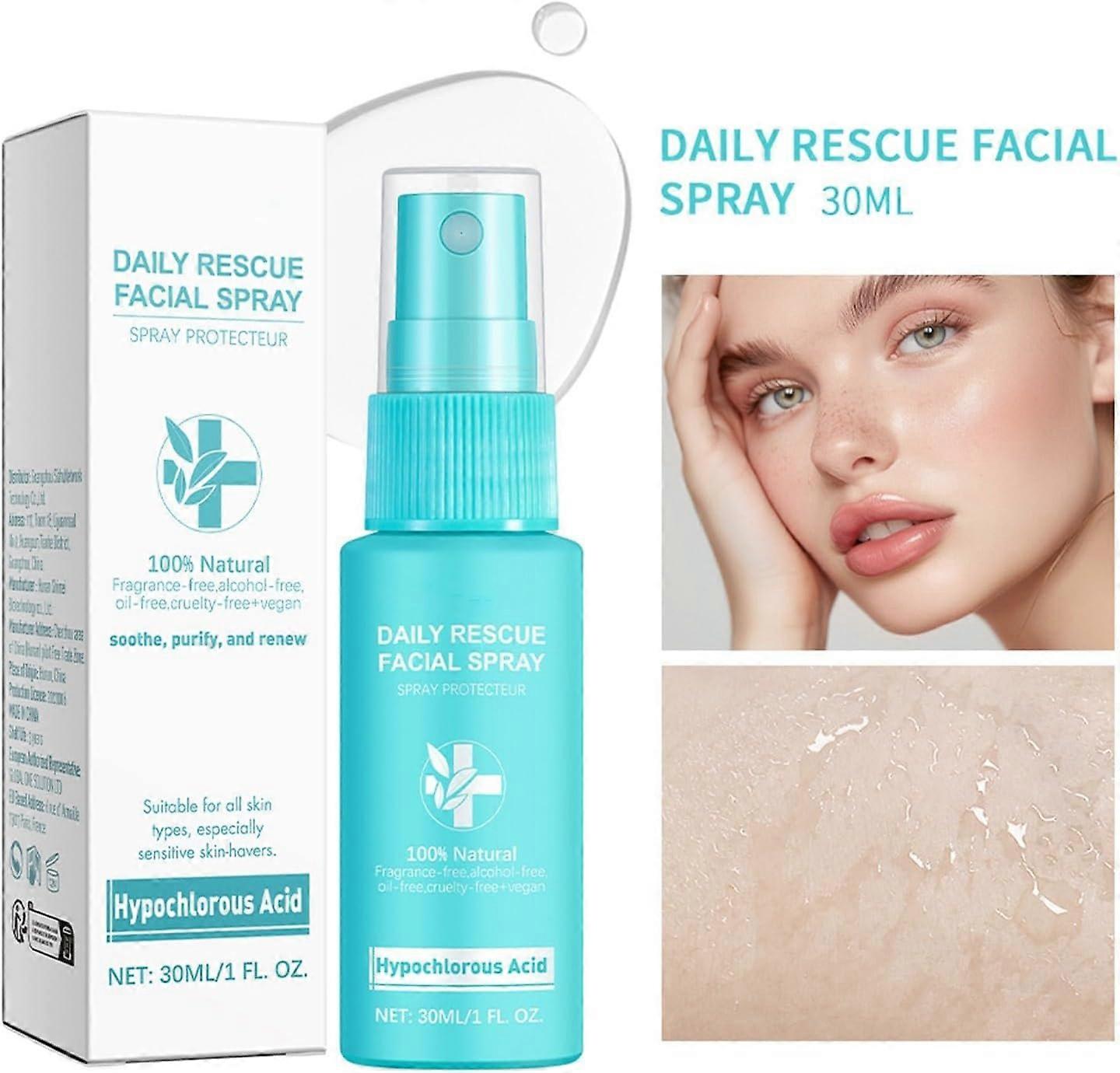 Skin Renew Toner Face Spray, Facial Toner with Pure Hypochlorous Acid ...