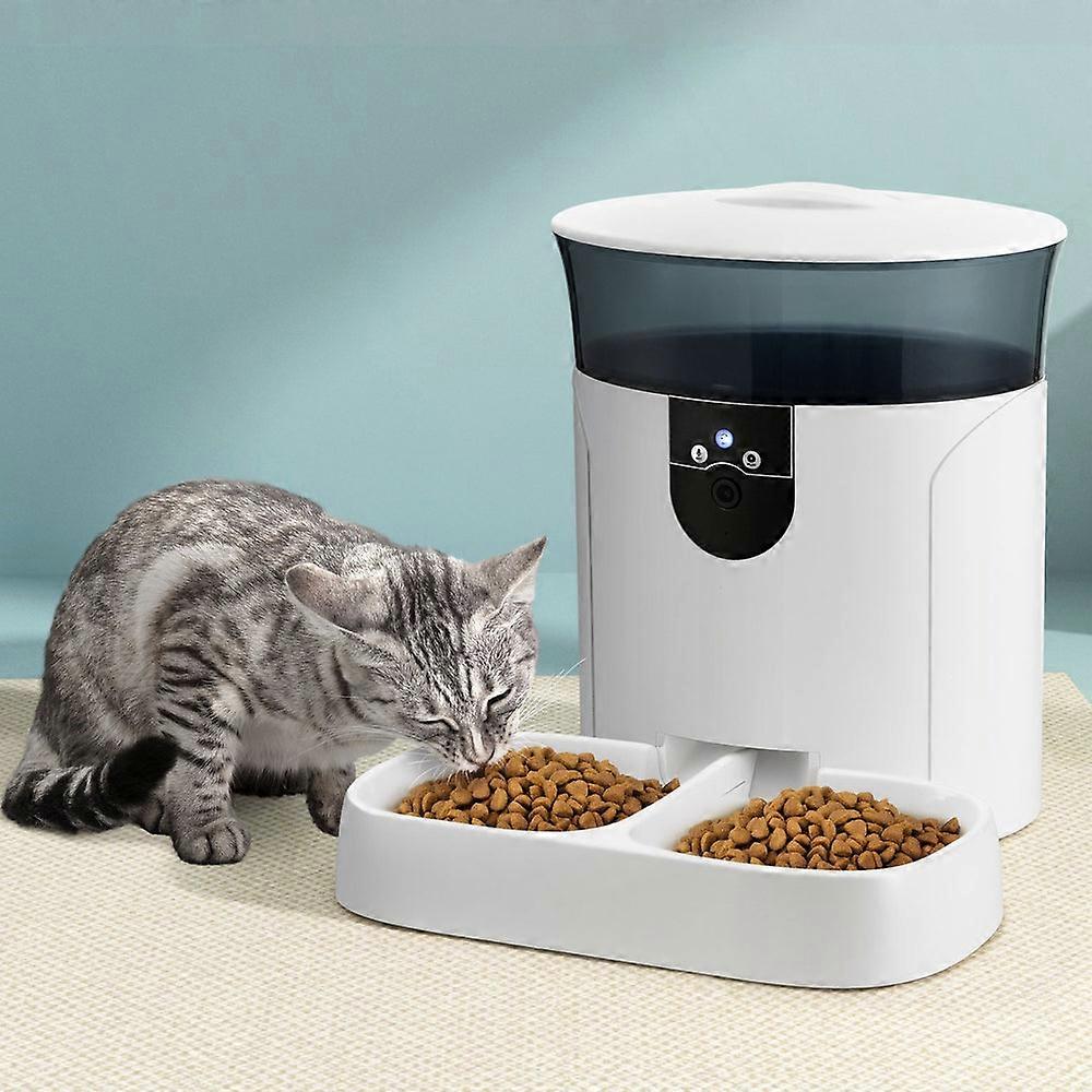 Dog Automatic Feeders I.Pet Automatic Feeder Dog Cat Camera Wifi Smart ...