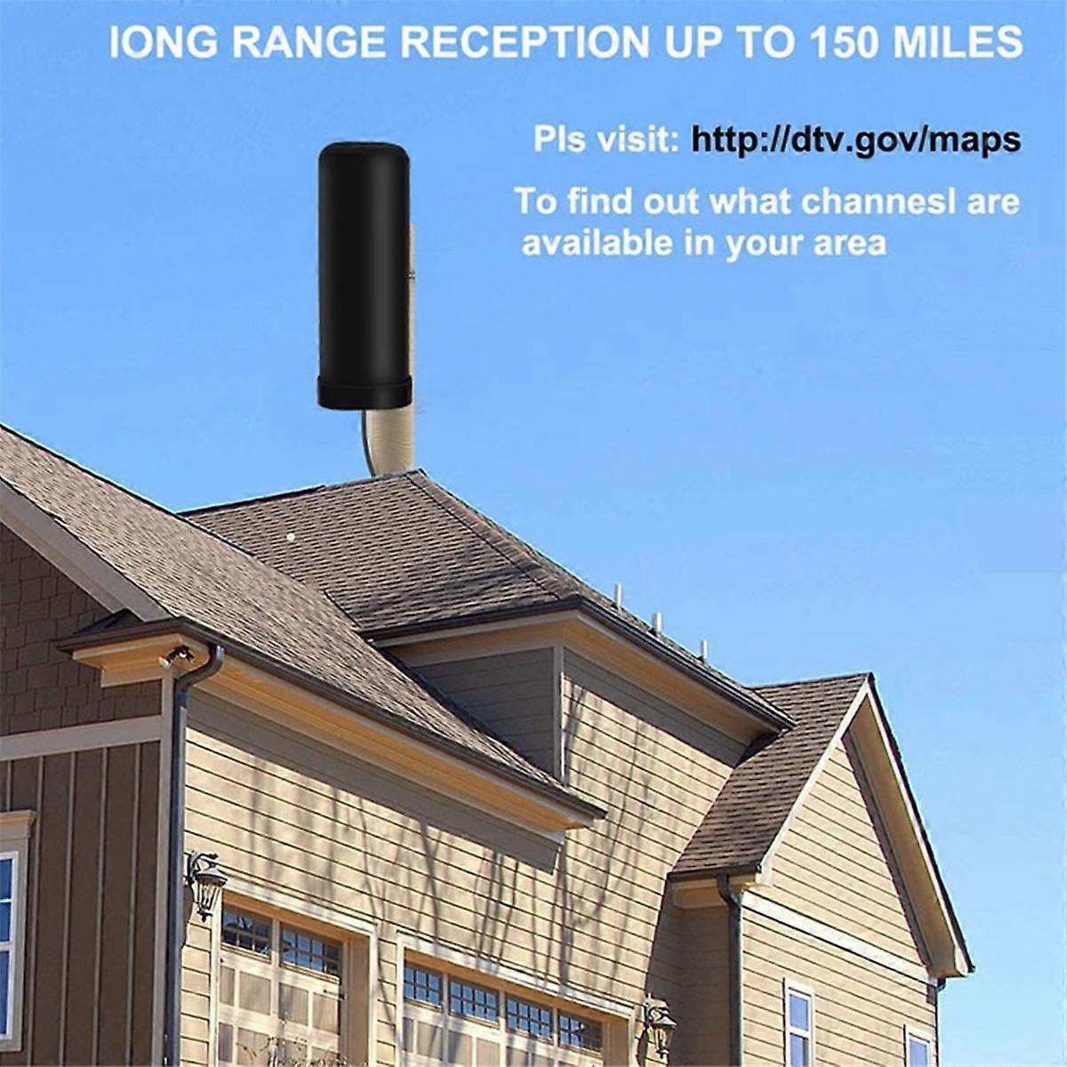 New Indoor and Outdoor Digital TV Antenna Barrel Type HD DTMB DVB-B2 ...