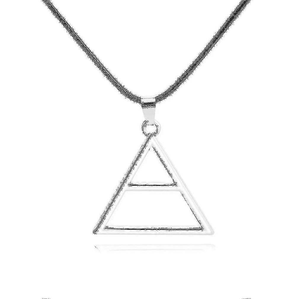 Barsinfi 30 Seconds To Mars Men's Triangle Pendant Necklace | Fruugo UK
