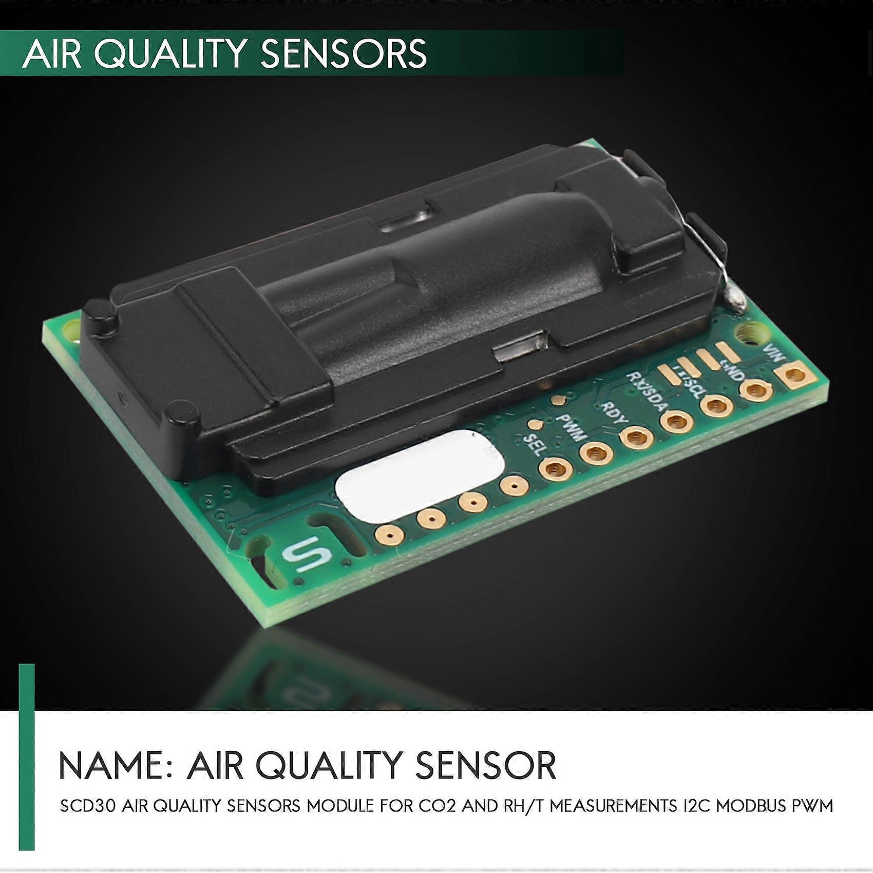 SCD30 Quality Sensors Module for CO2 and RH/T Measurements I2C Modbus ...