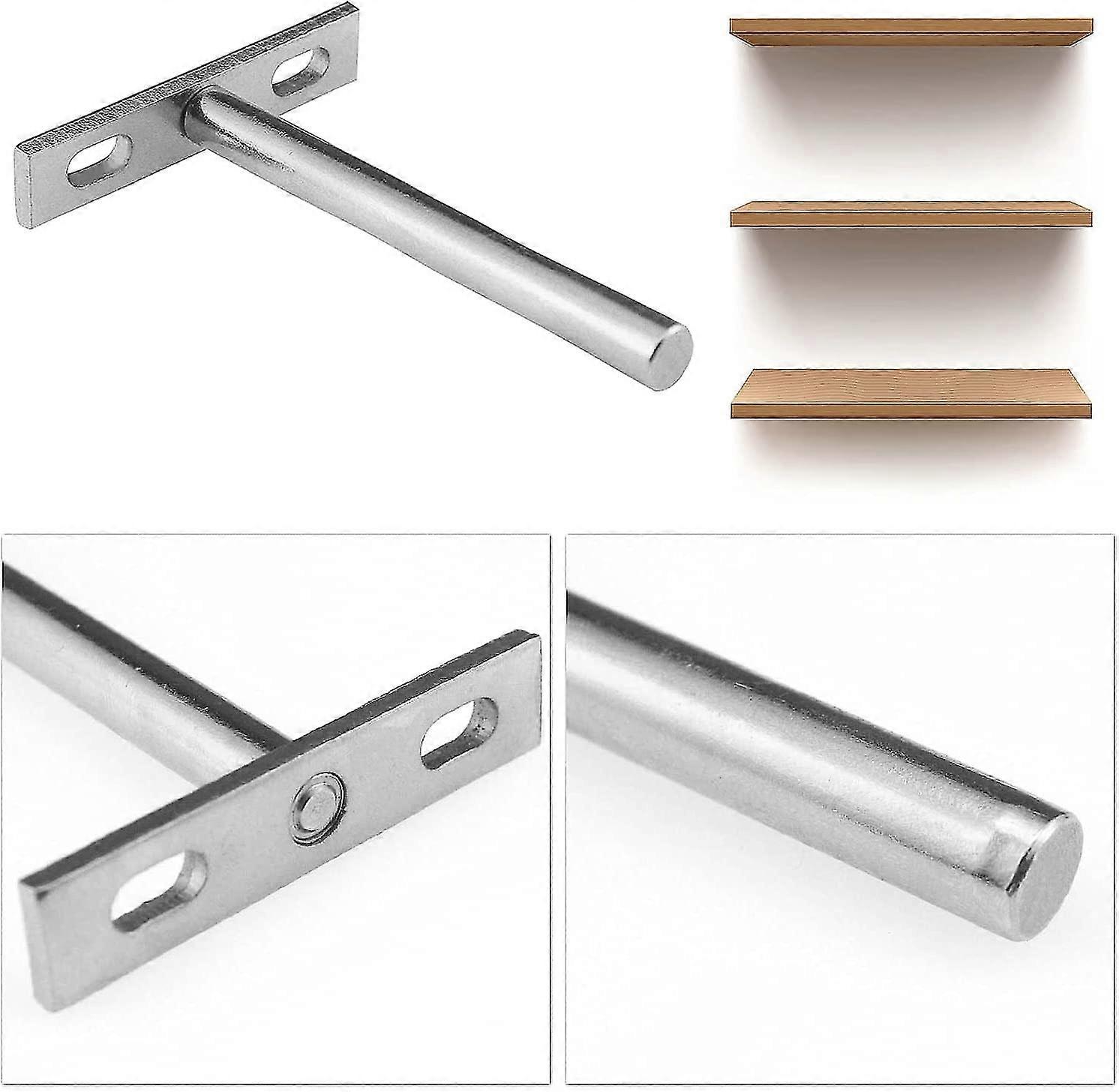 Floating Shelf Brackets, Solid Steel Floating Shelf Brackets, Heavy ...