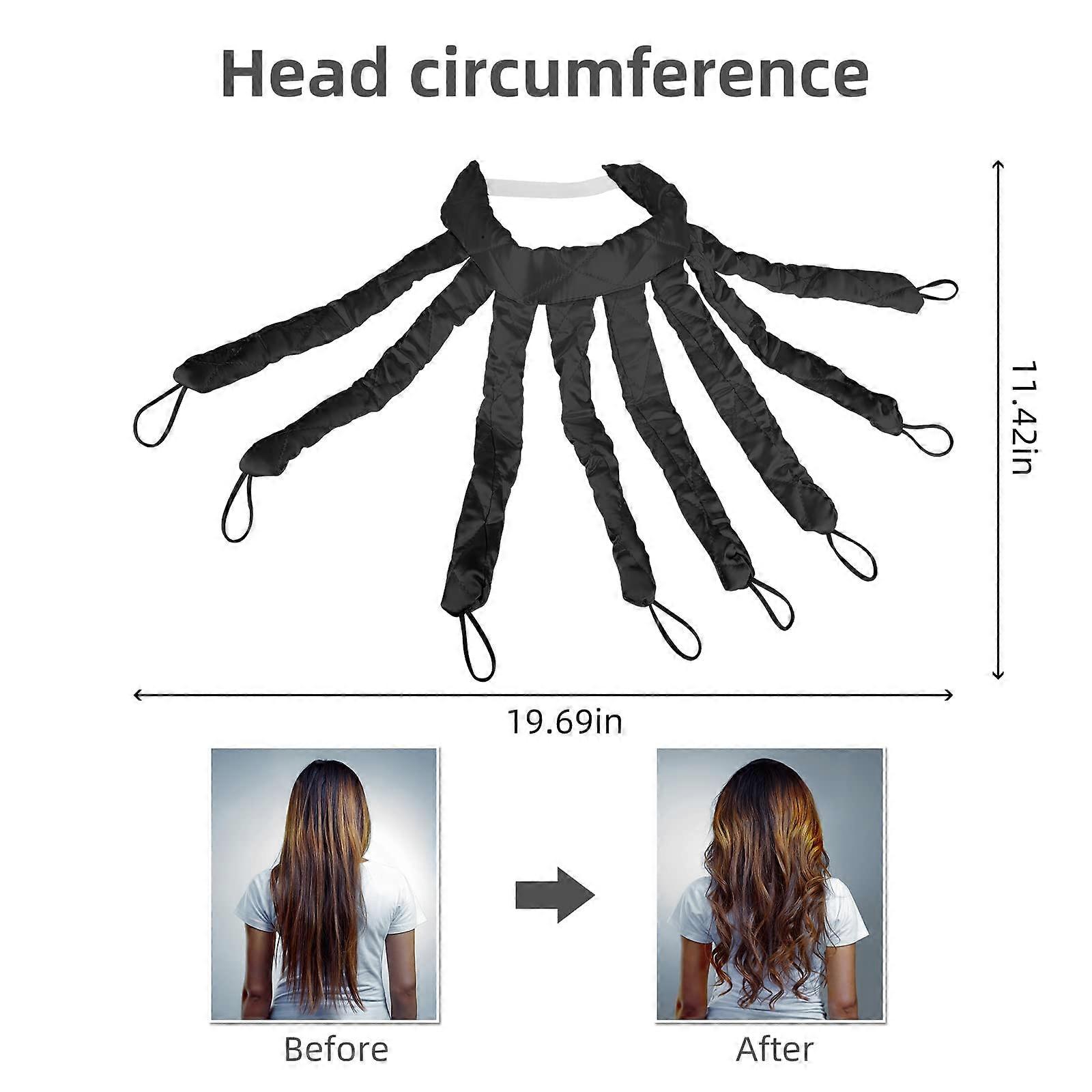 Heatless Curling Rod- Octopus Design No Heat Curling Rod Headband-Soft ...