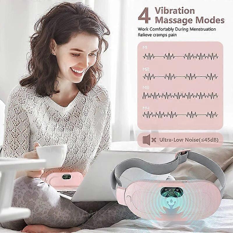Menstrual Heating Pad Smart Warm Palace Belt Relief Waist Pain Cramps ...