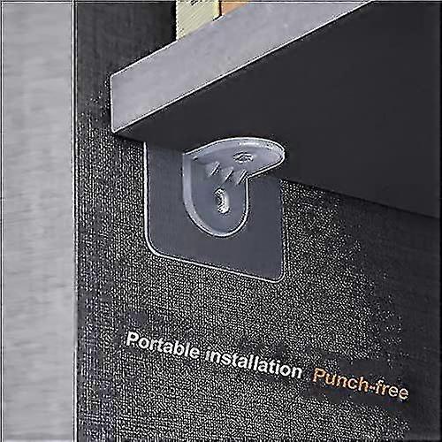 A Pack Of 12 Shelf Brackets Shelf Bracket Self-adhesive Brackets For ...