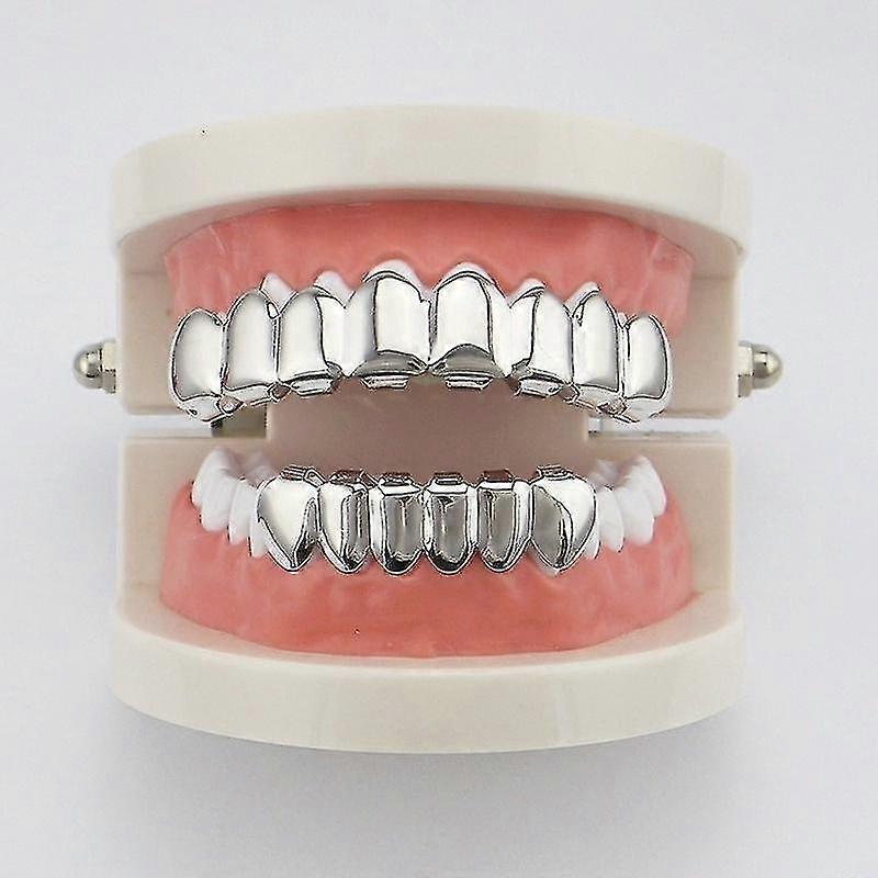 Upper/lower Or Set New Hip Hop Teeth Grillz Set Dental Grills Jewelry ...
