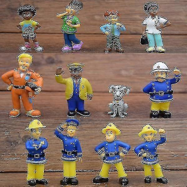 12st Fireman Sam Figures Christmas Gifts C-MXBC | Fruugo UK