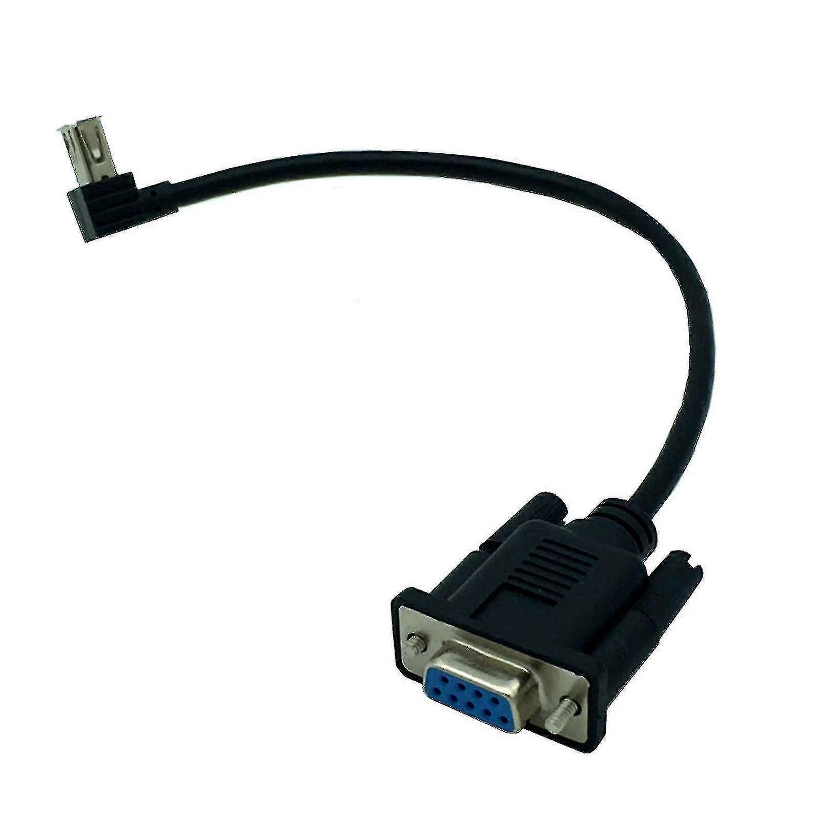 Rs232 Db9 9 Pin Female To Usb 2.0 A Male Plc Serial Cable Adapter ...