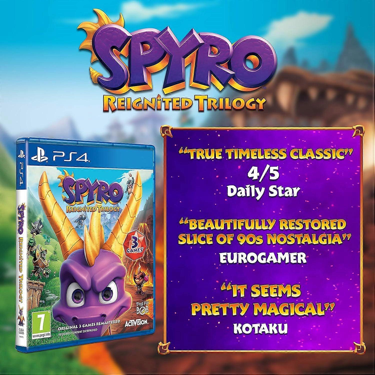 Spyro Reignited Trilogy PS4 Game | Fruugo NZ