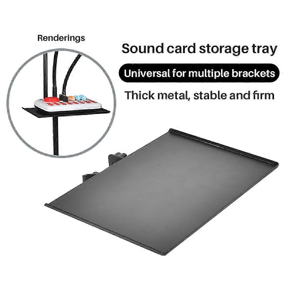 Sound Card Tray Live Broadcast Microphone Rack Stand Phone Clip Holder ...