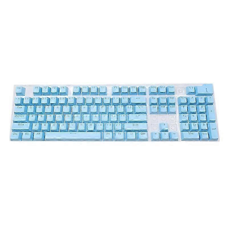 104 Blue Keys,mechanical Keyboard Keycaps Game Keyboard Keys Wear No ...