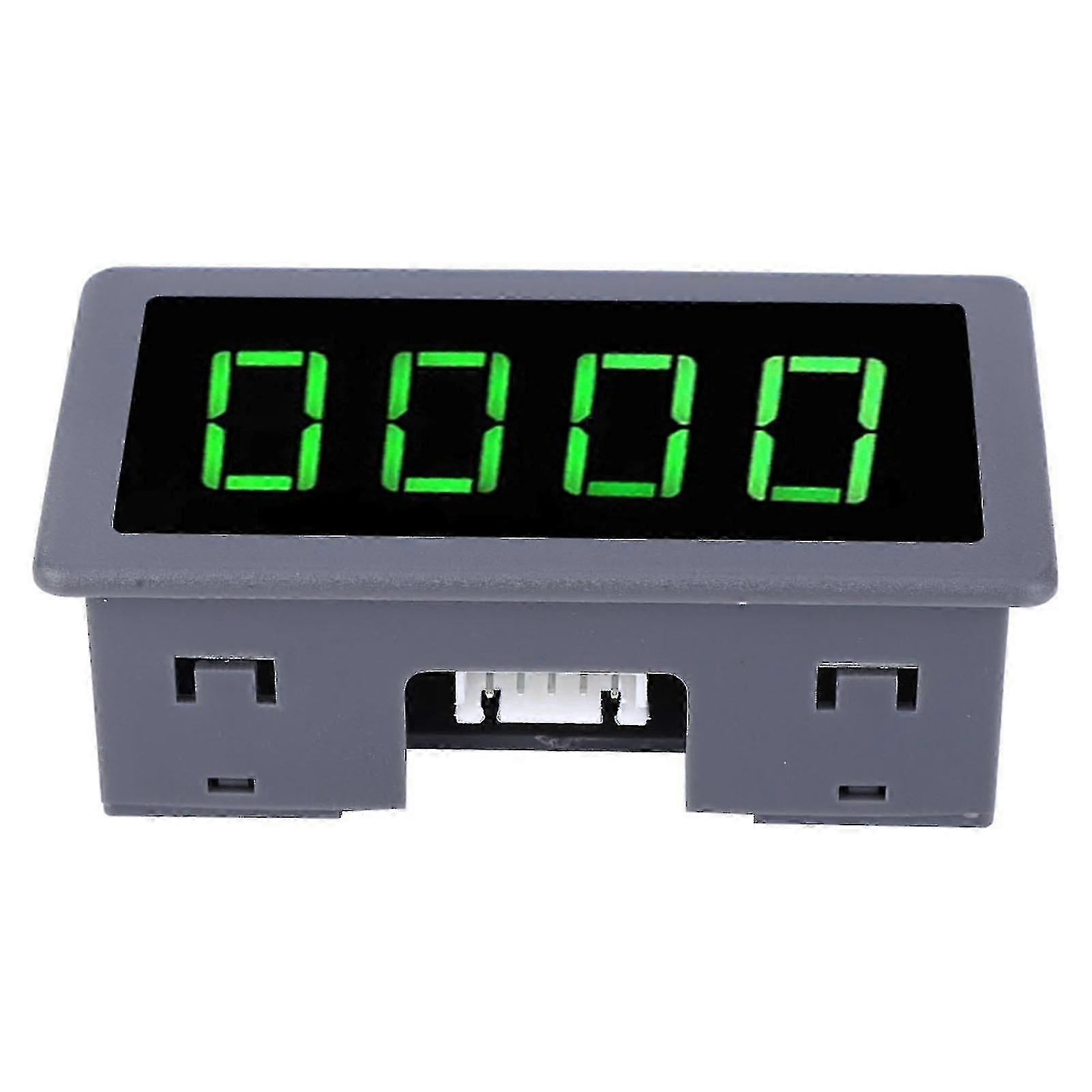 4 Digit Green LED Motor Tachometer RPM Speed Meter with NPN Hall Proximity Switch Sensor-Yvan ...