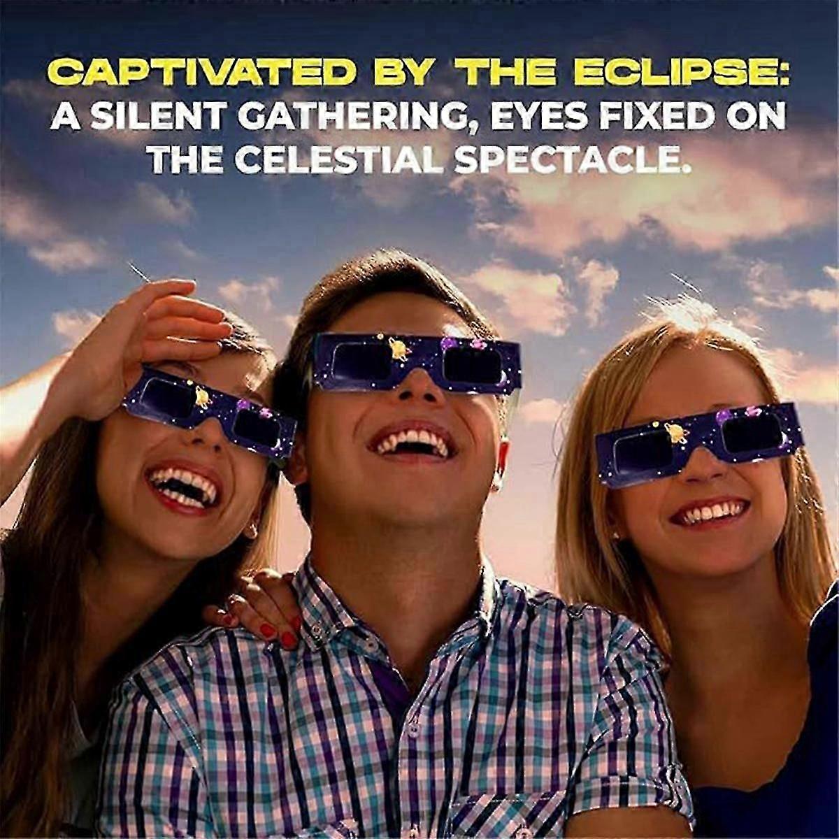 6 Pack Paper Solar Eclipse Glasses Eclipse Shade compatible with Direct ...