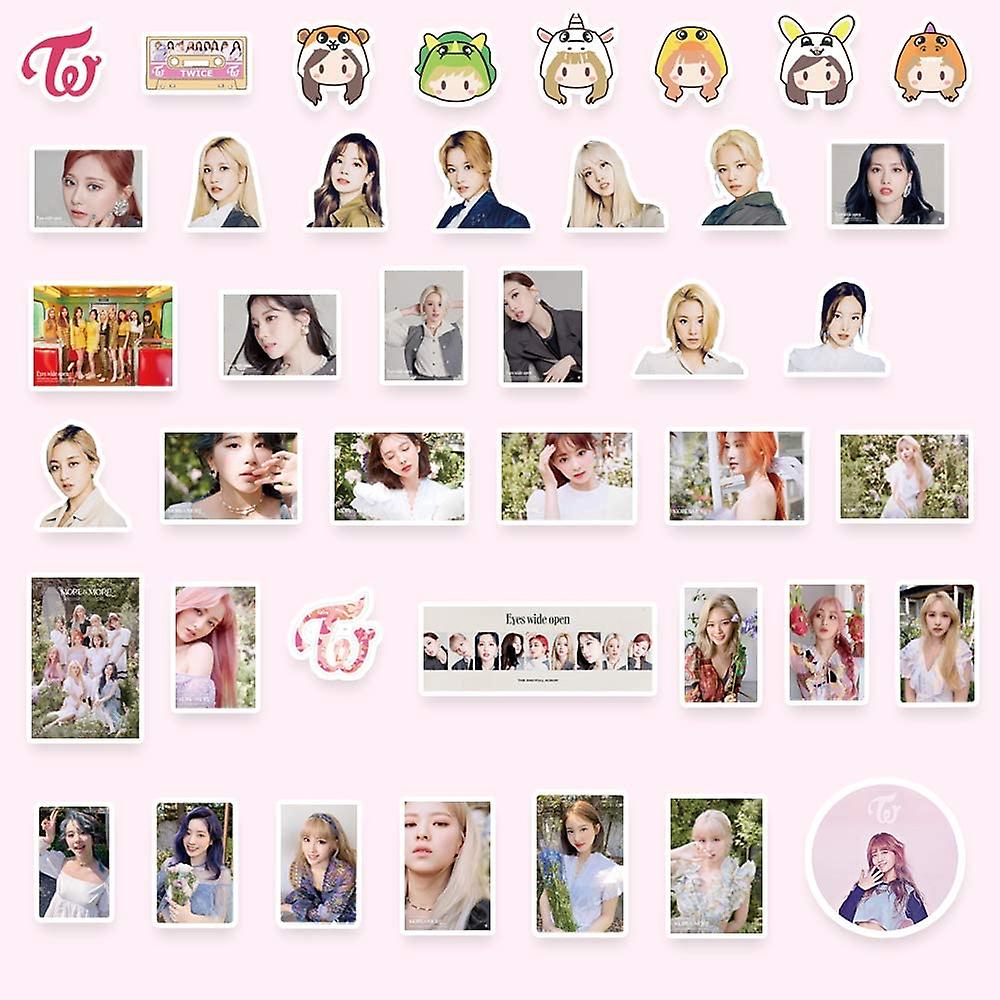 Twice Sticker 82pcs Cartoon Sticker Pack Eyes Wide Open New Album ...